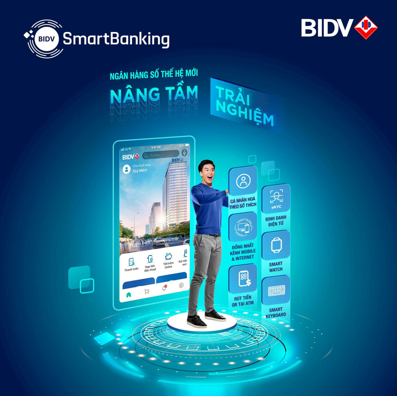 Hướng Dẫn Đăng Ký BIDV SmartBanking | Tặng 650k Khi Giao Dịch - HAGL ...