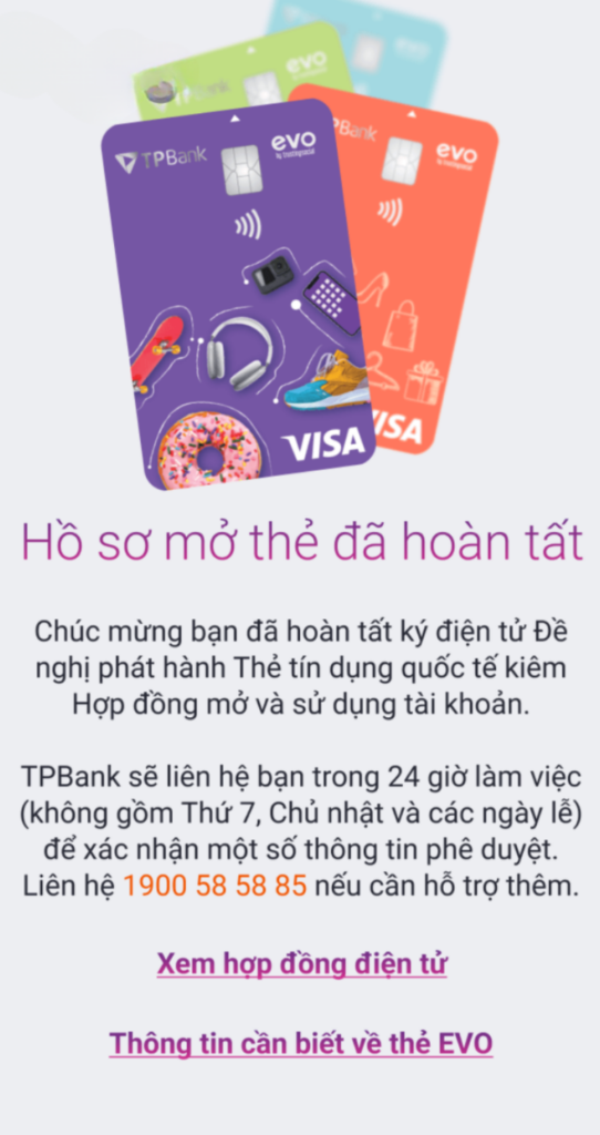 Hướng Dẫn Mở Thẻ Tín Dụng TPBank EVO Gold Card Hoàn 10% Chi Tiêu